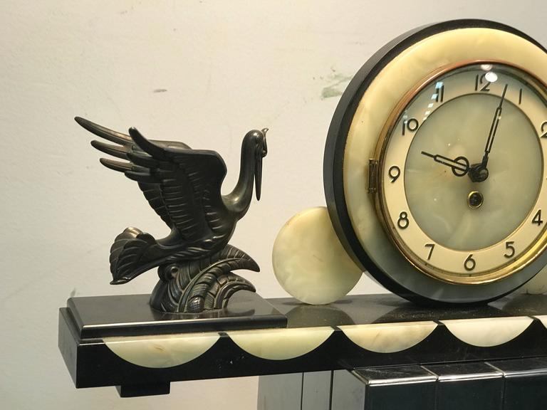 onyx table top clock