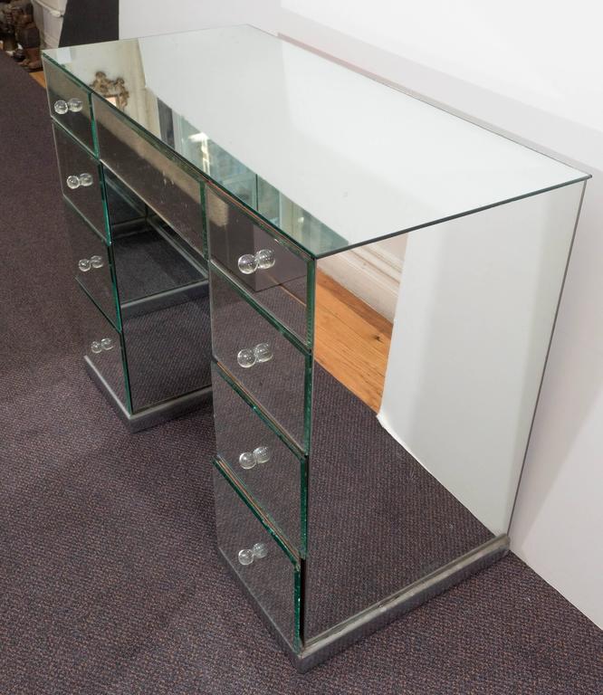 mirrored desk